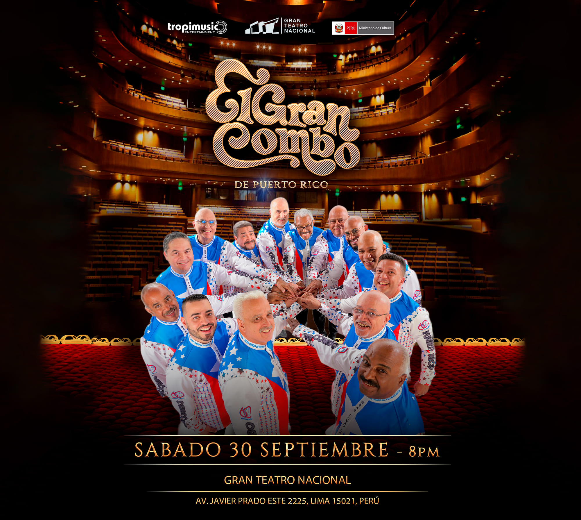EL GRAN COMBO DE PUERTO RICO EN EL GRAN TEATRO NACIONAL 2023 | TELETICKET